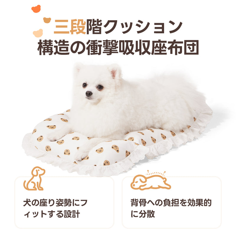 接触冷感ペットカート用クッション2点セット｜クマのぬいぐるみ - PETTENA(ぺテナ)