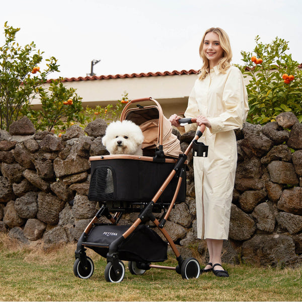 【コスパ最強4WAY】KNIGHTペットカート｜多頭飼い・小型犬・中型犬に快適＆折りたたみ簡単｜PETTENA（ぺテナ）公式